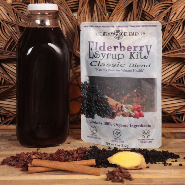 Classic Organic Elderberry Syrup Kit